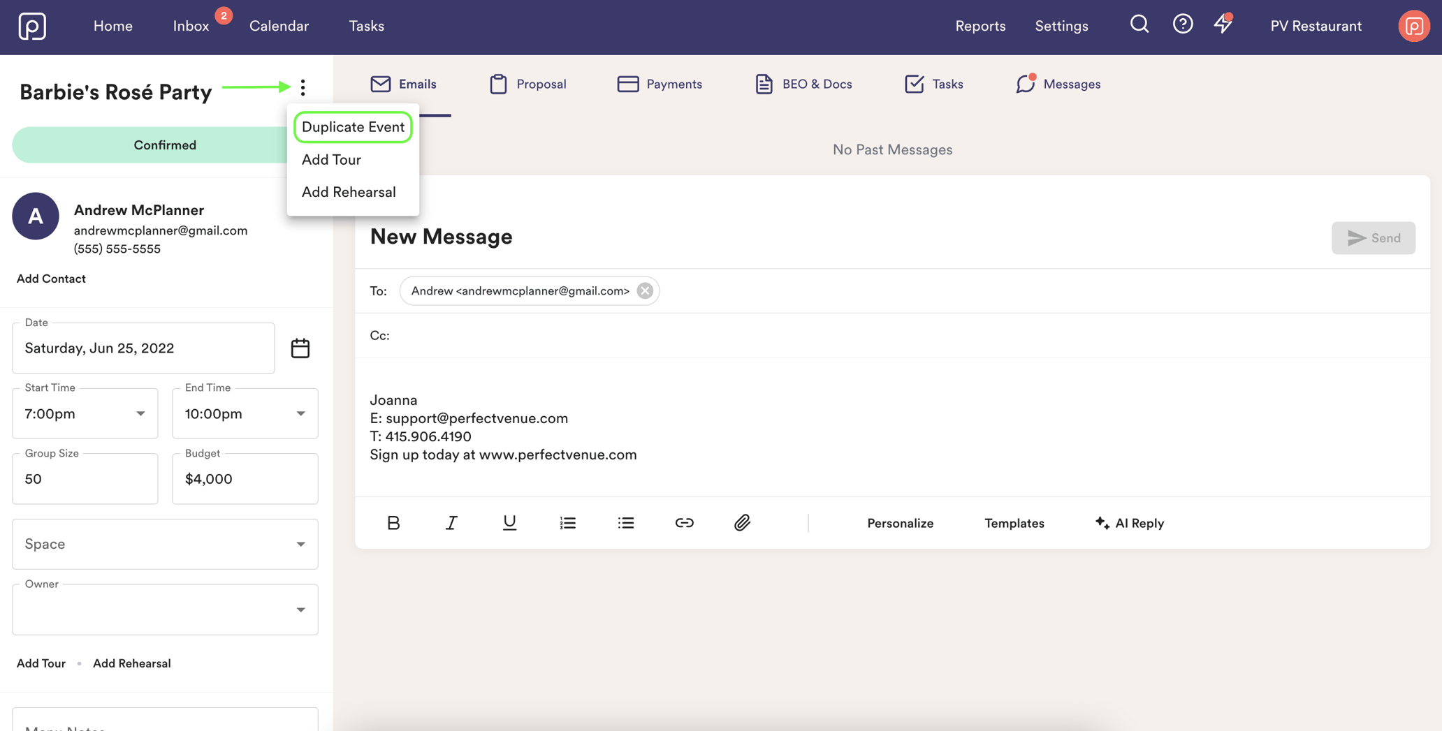 How to Duplicate an Event How to Duplicate an Event
